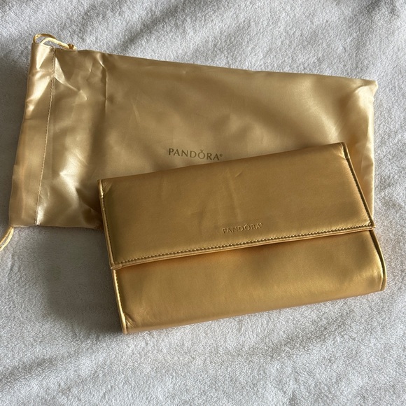 Pandora | Bags | Pandora Gold Clutch Bag | Poshmark